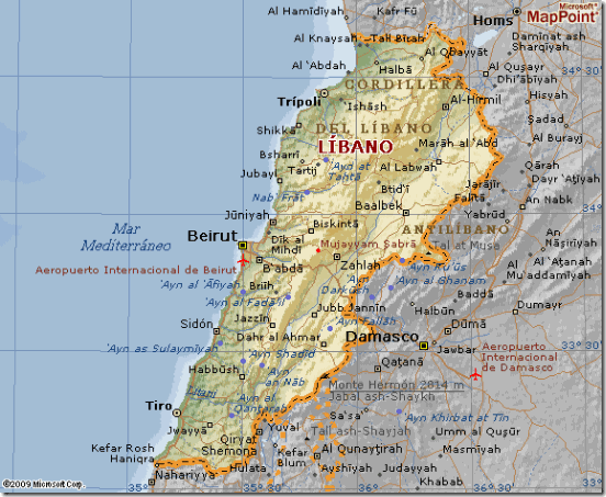 El Cofre Damasquino: Líbano.. ¿La antesala?